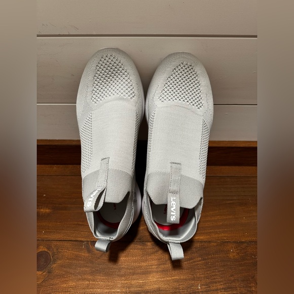 Levi's | Shoes | Mens Levis Gray Slipon Mesh Lightweight Memory Foam ...
